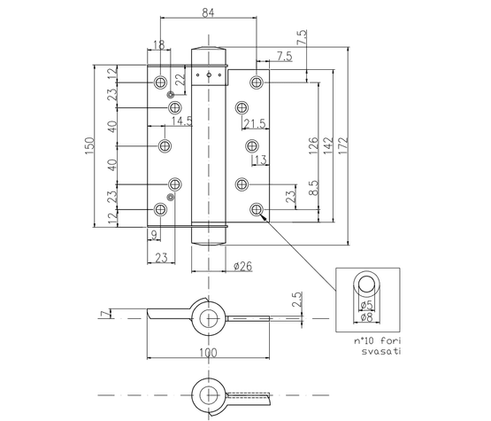 Single Action Spring Hinges from £23.74